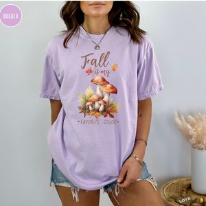 Fall Shirt Cottagecore Shirt Fall is My Favorite Color - Etsy