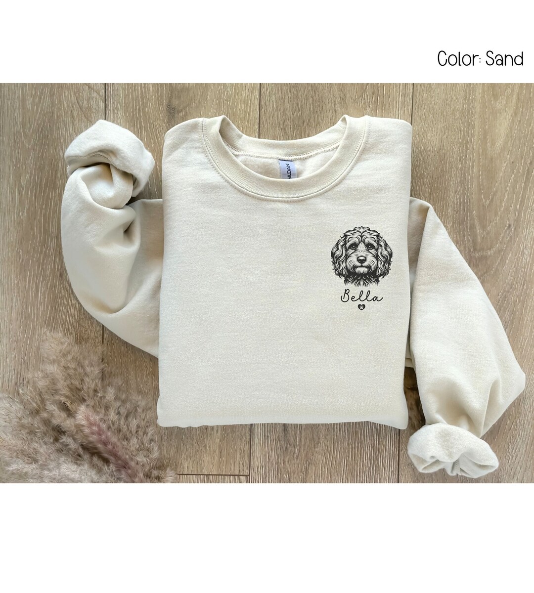 Personalized Cockapoo Mom Sweatshirt, Cockapoo Dog Mom, Dog Lover Shirt ...