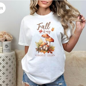 Fall Shirt Cottagecore Shirt Fall is My Favorite Color - Etsy