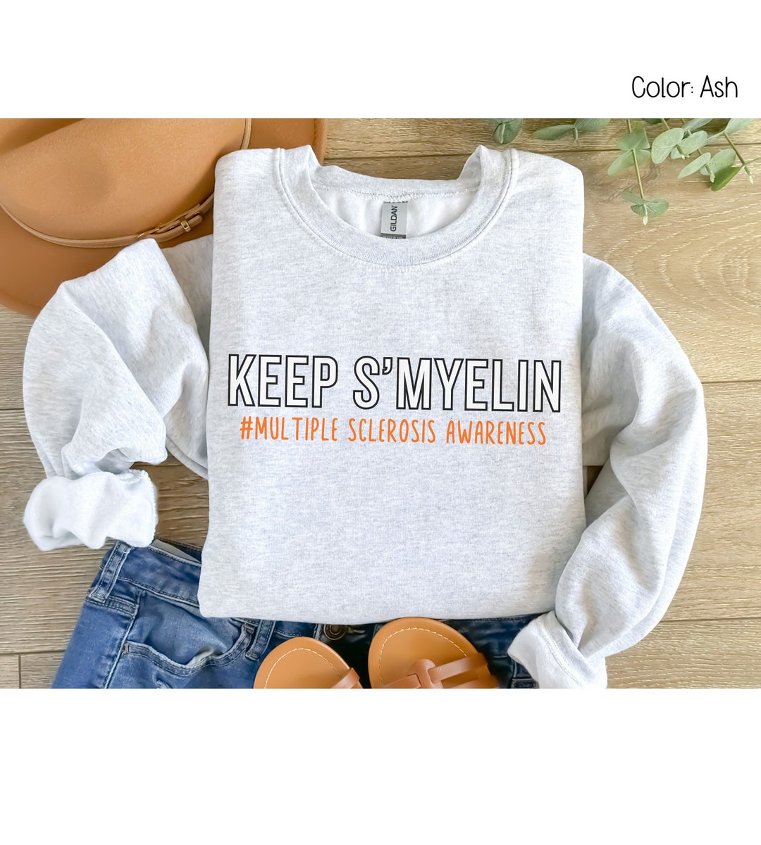 Multiple Sclerosis Sweatshirt, MS Warrior, MS Walk Shirt, MS Awareness ...