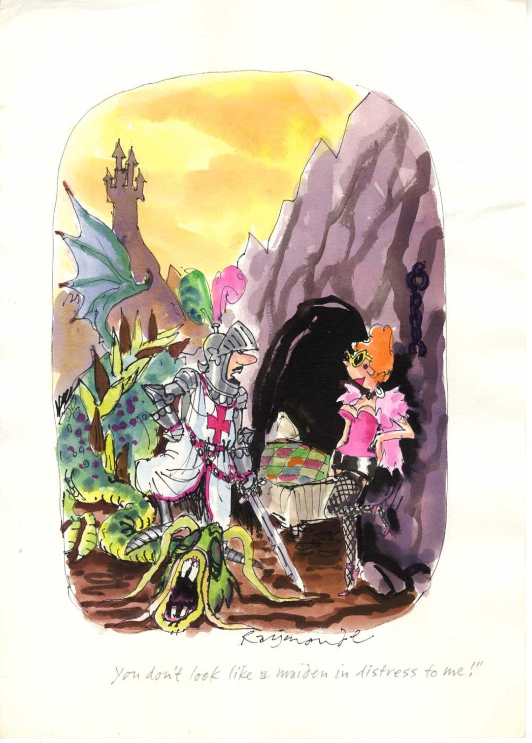 Original Preliminary Cartoon for Playboy Magazine From Studio of Roy ...