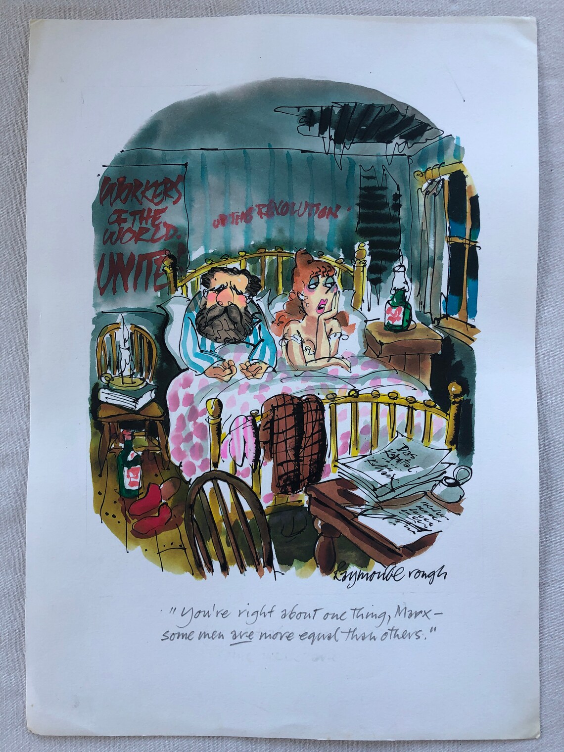 Rare Cartoon by the Late Playboy Cartoonist Roy Raymonde - Etsy