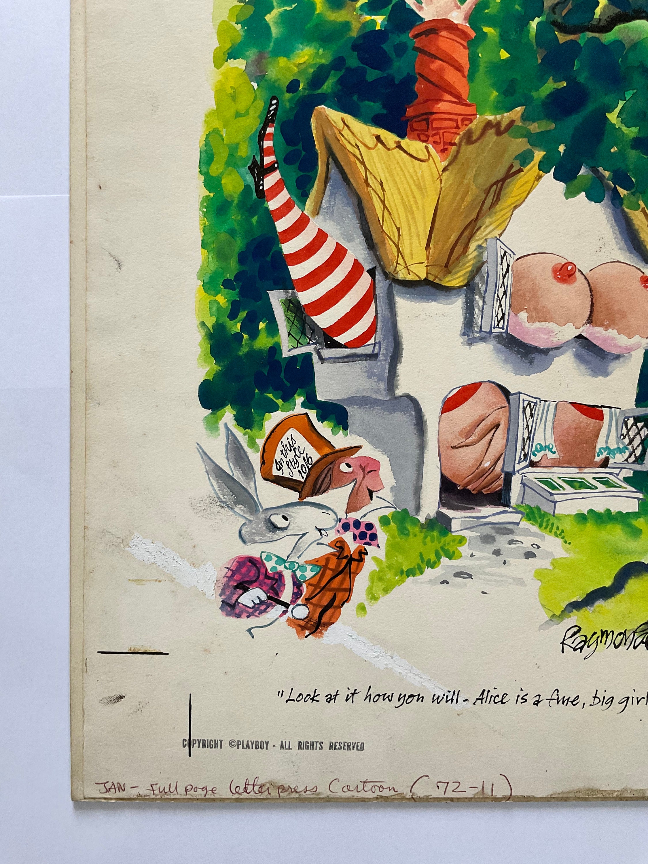 Playboy Cartoon for Sale February 1972 by Roy Raymonde - Etsy