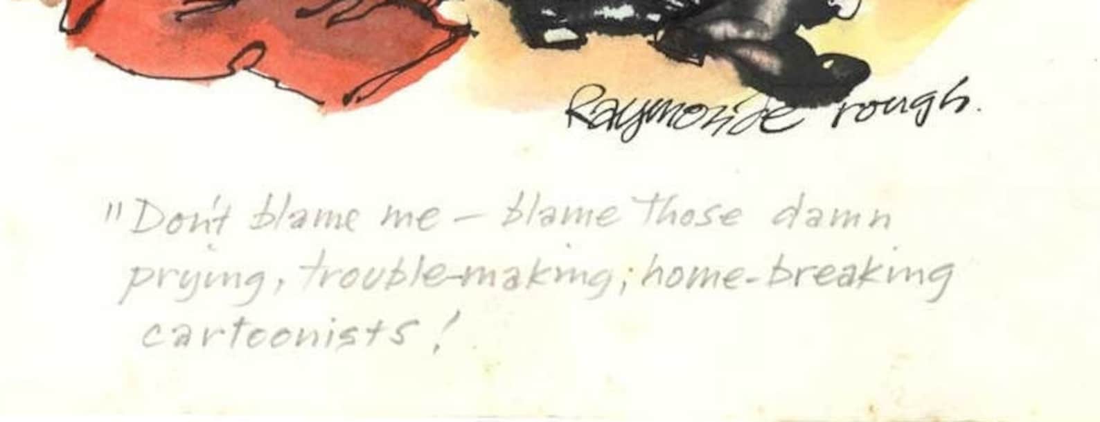 Christmas Playboy Preliminary Cartoon by the Late Roy Raymonde - Etsy