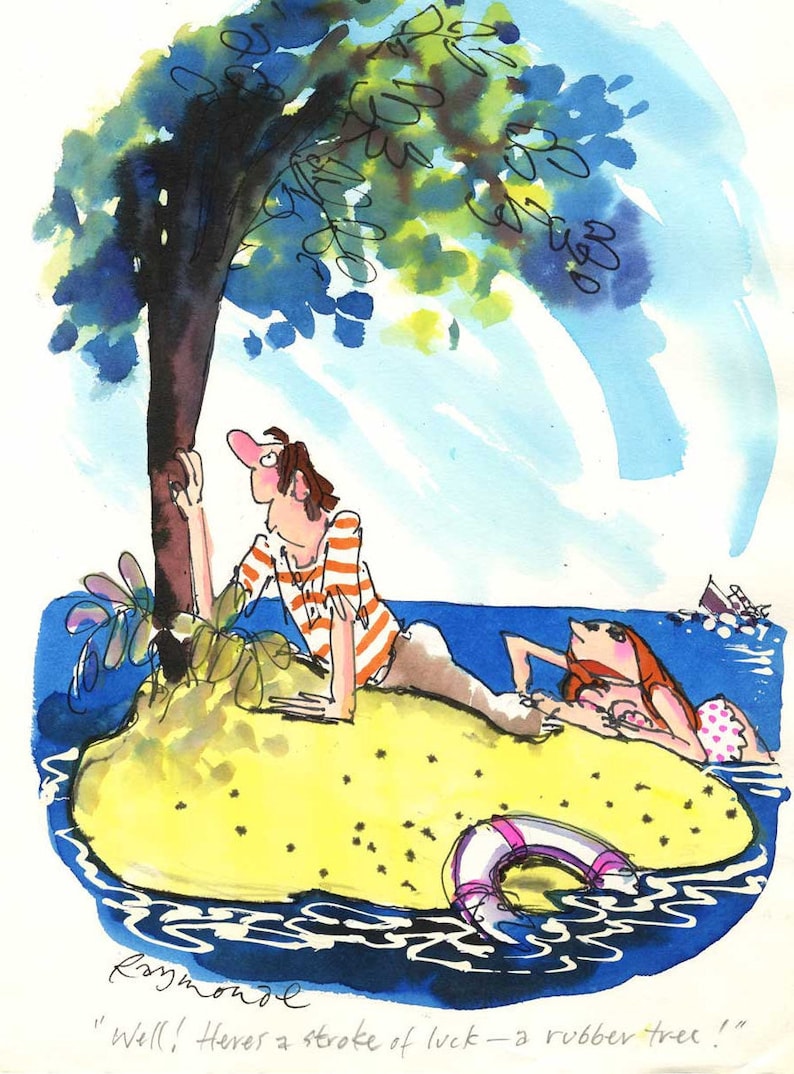 Original Preliminary Playboy Cartoon by the Late Roy Raymonde - an ...