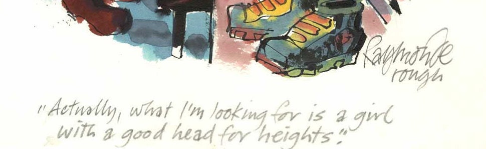 Original Rough Preliminary Roy Raymonde Cartoon for Playboy - Etsy