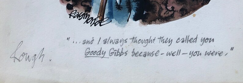 Vintage Cartoon Original Artwork by Roy Raymonde - Etsy