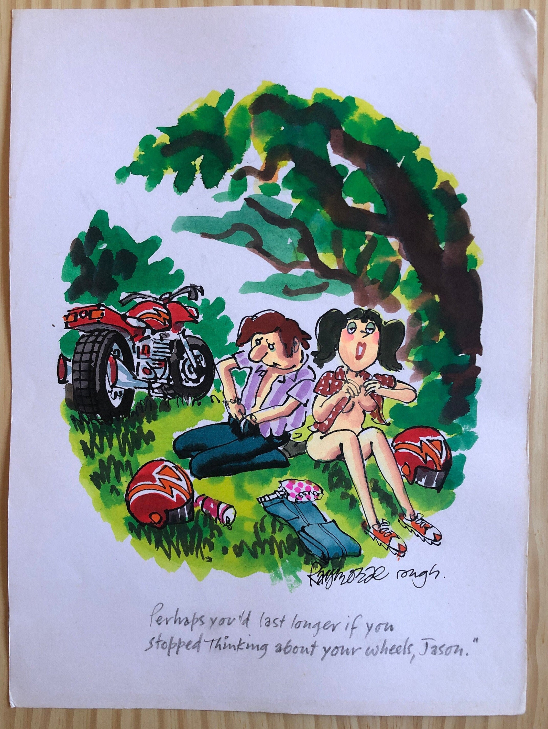 Original Preliminary Toon by the Late Playboy Cartoonist, Roy Raymonde ...