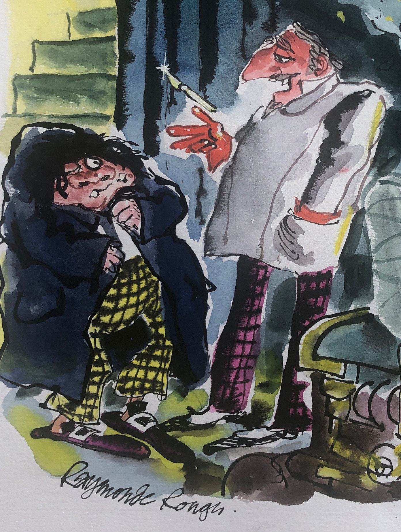 ORIGINAL ARTWORK Roy Raymonde Rough Cartoon for Playboy USA Otto - Etsy