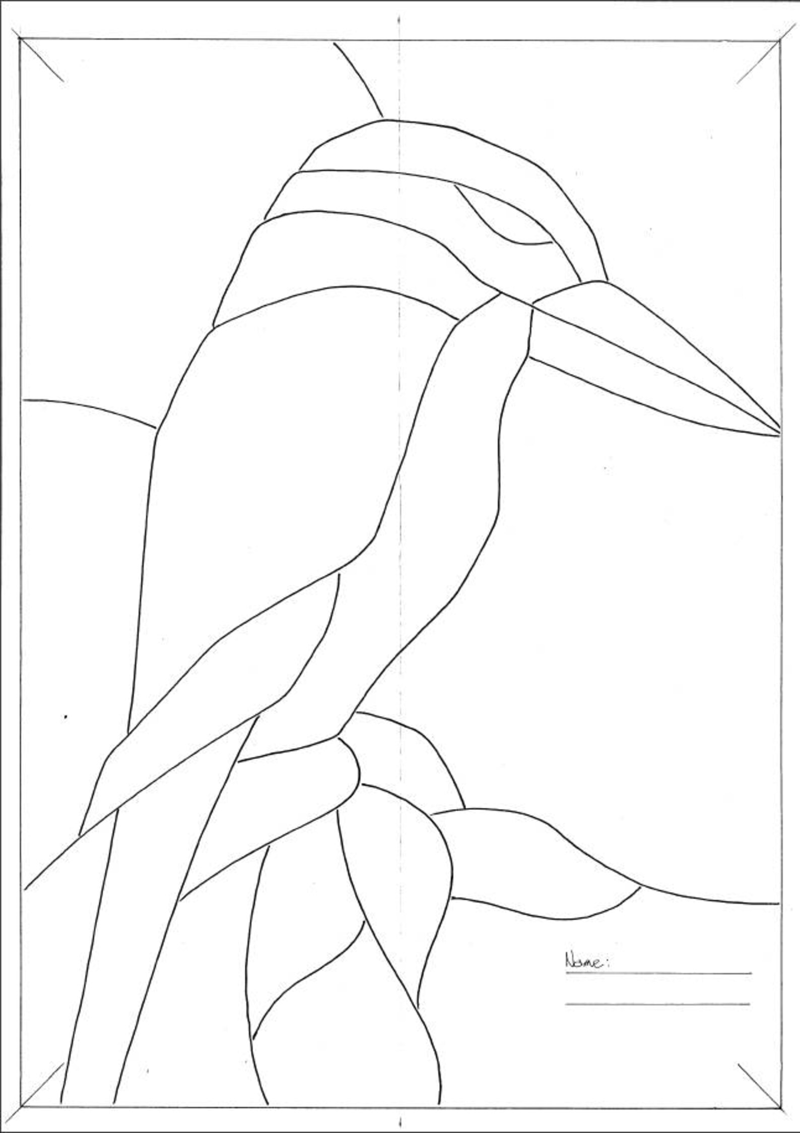 Norman Birrell Glass Artist (1949-2012) - Hand Drawn Beginner or ...