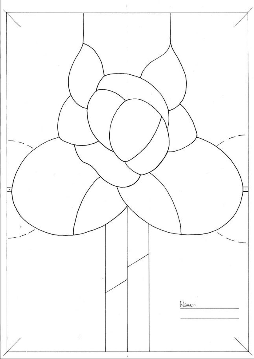 Norman Birrell Glass Artist (1949-2012) - Hand Drawn Beginner or ...