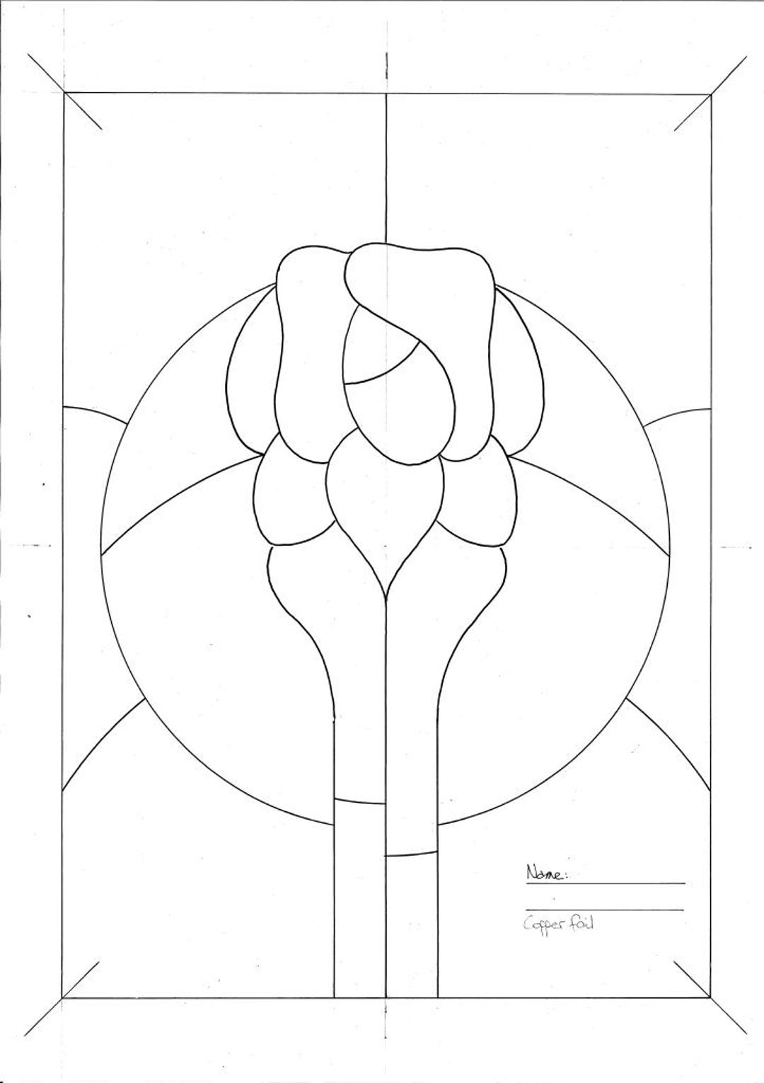 Norman Birrell Glass Artist (1949-2012) - Hand Drawn Beginner or ...