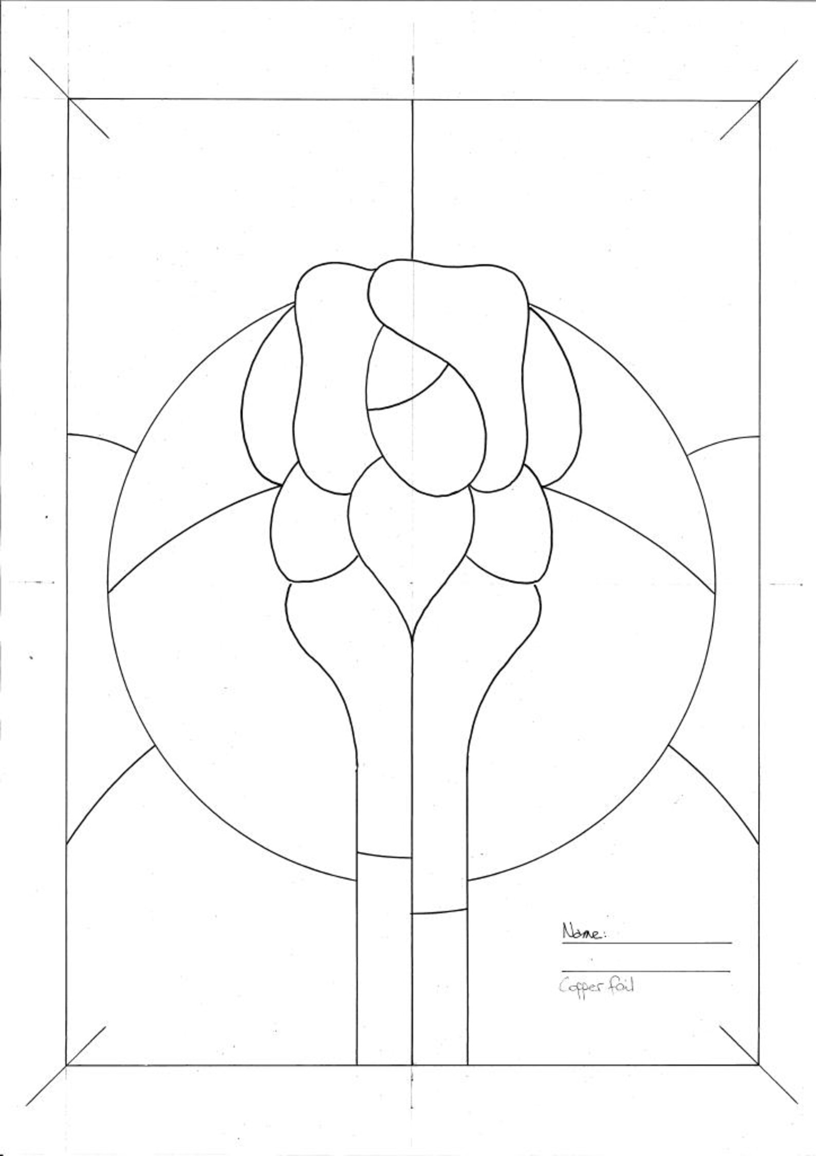 Norman Birrell Glass Artist (1949-2012) - Hand Drawn Beginner or ...