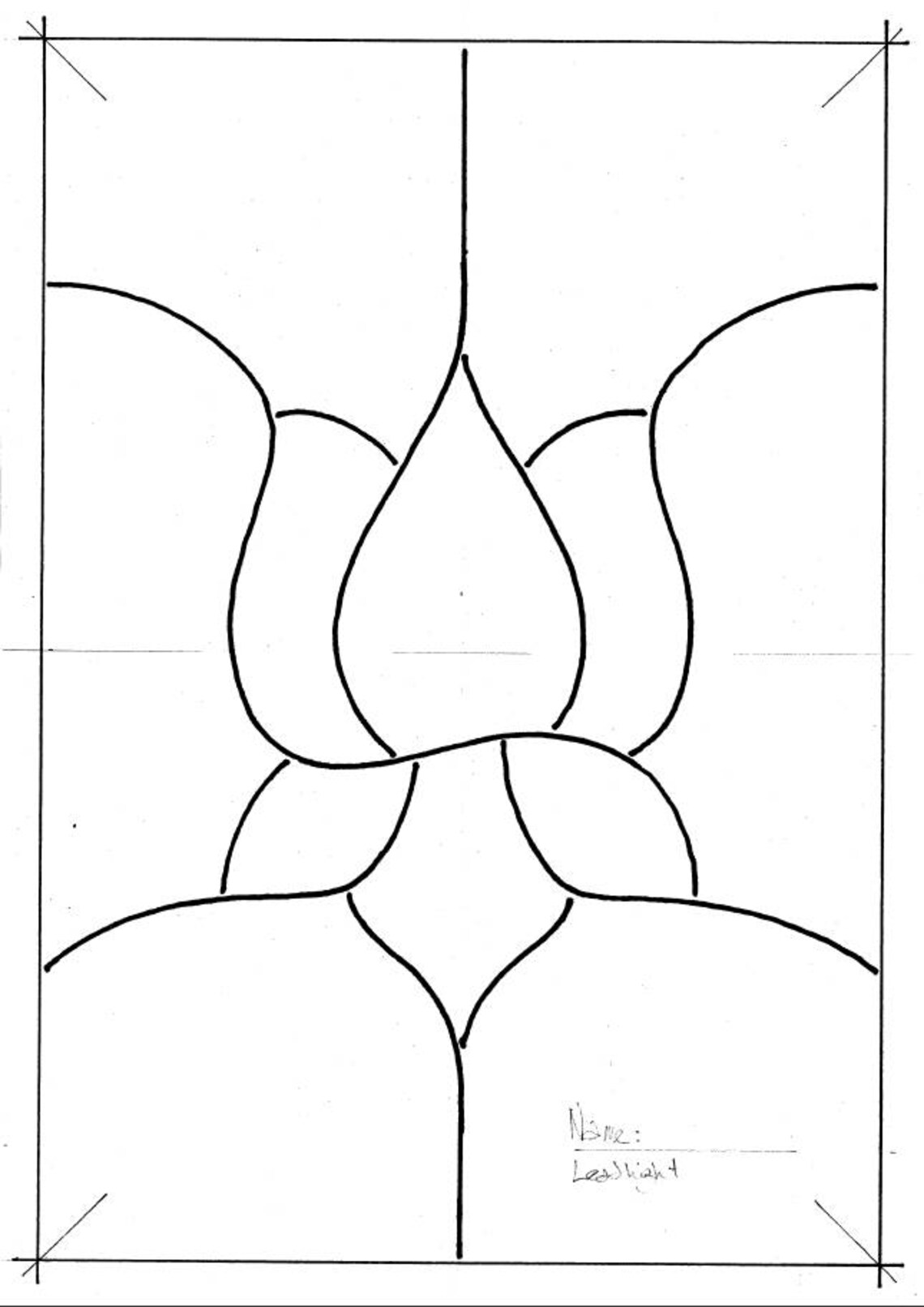 Norman Birrell Glass Artist (1949-2012) - Hand Drawn Beginner or ...