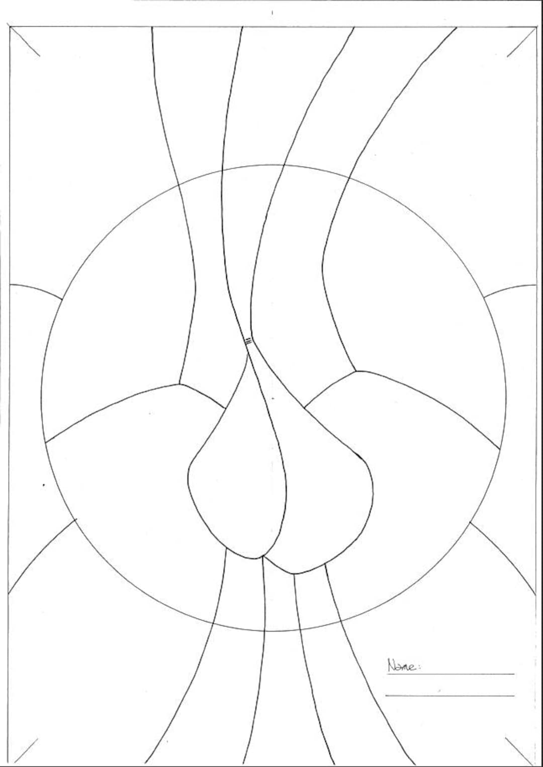 Norman Birrell Glass Artist (1949-2012) - Hand Drawn Beginner or ...