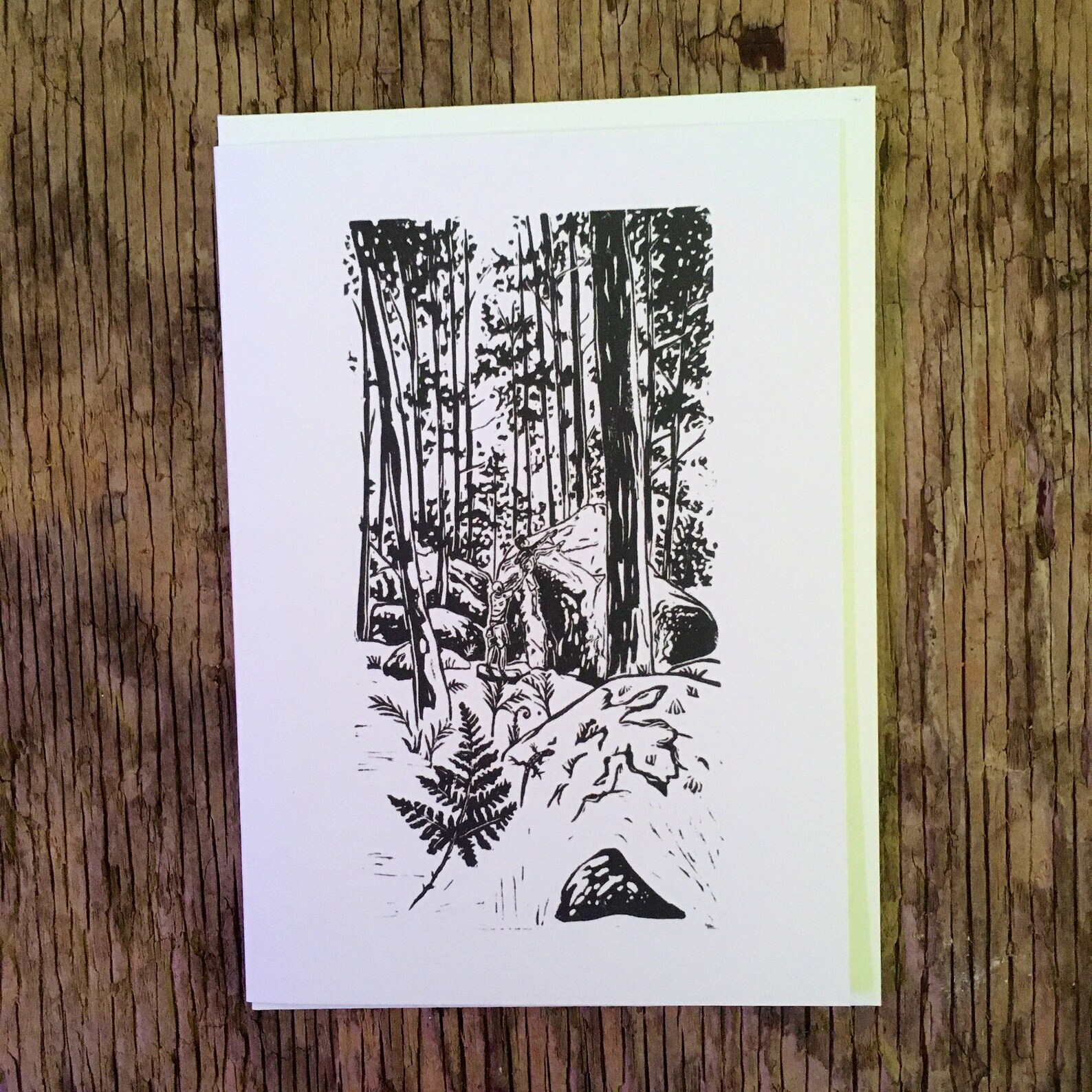 Fontainebleau bouldering climbing card rock climbing card | Etsy