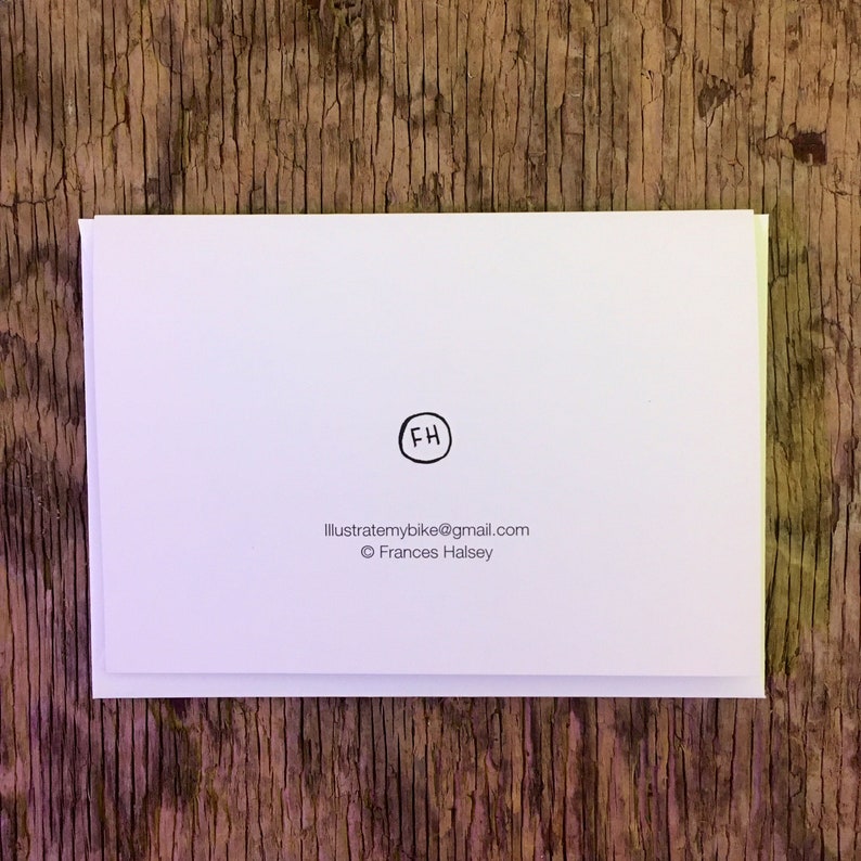 Cycling Card Mountain Bike Card Hardtail MTB Bike | Etsy