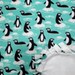 Super Soft Fleece Hand Tied Penguin Blanket Cabin Fleece - Etsy