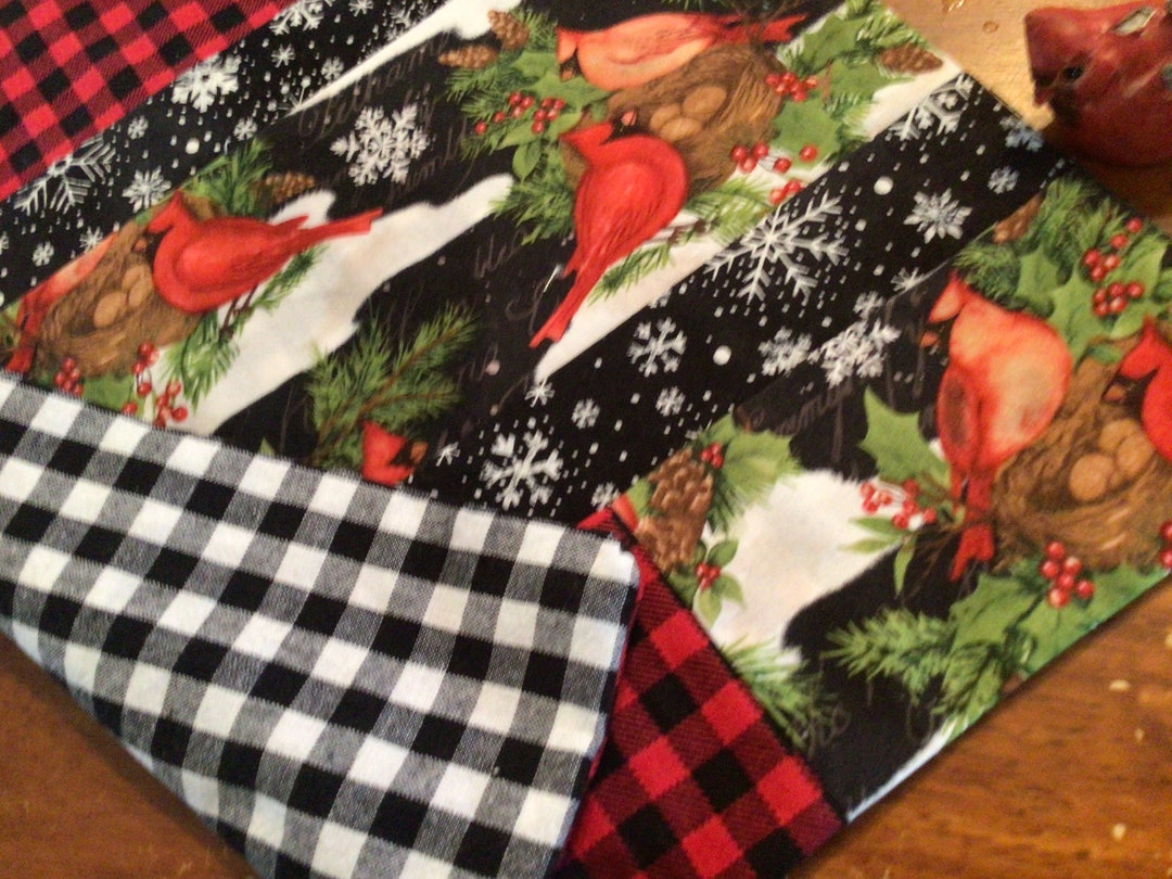 Christmas Cardinal Table Runner Cardinal Tablerunner Cardinal Decor ...