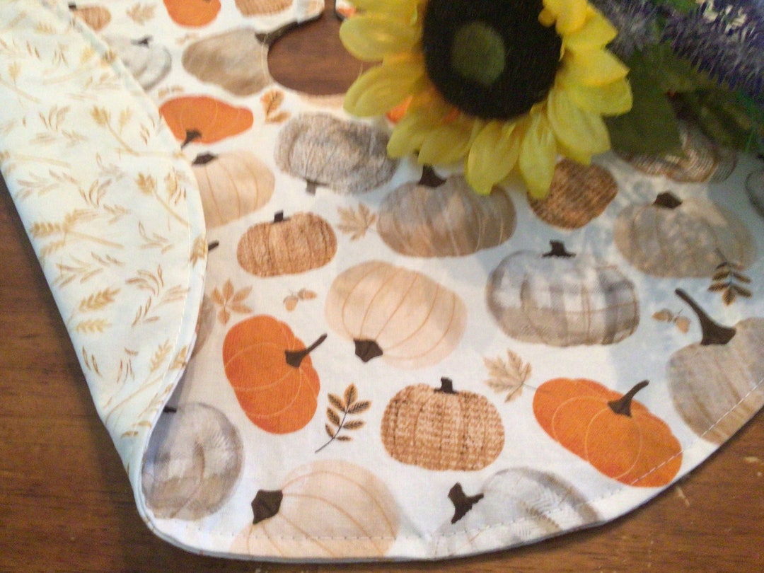 Fall Tree Skirt Halloween Tree Skirt Pumpkin Tree Skirt Reversible ...