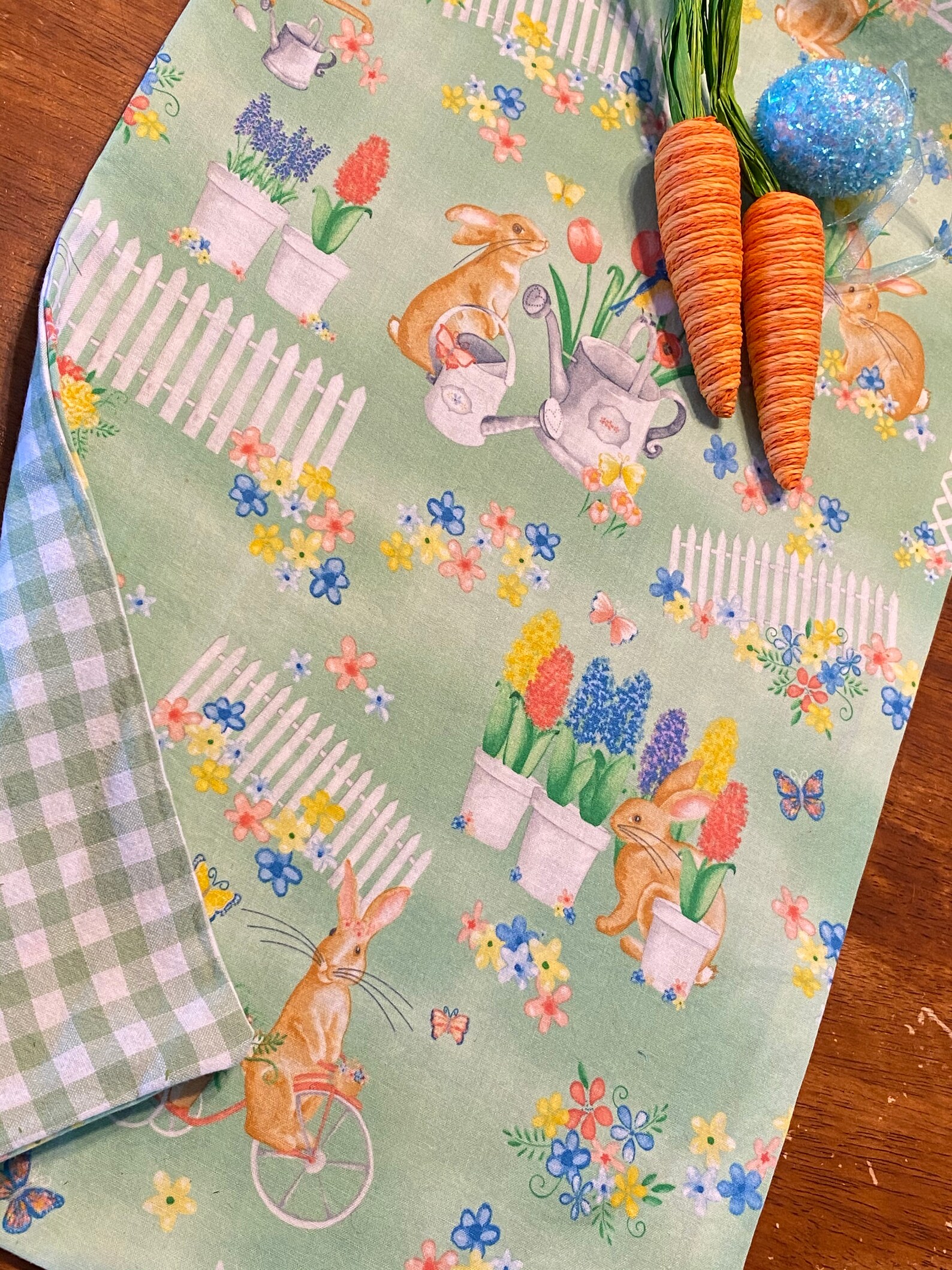 Easter Table Runner Spring Table Runnerenglish Rustic | Etsy