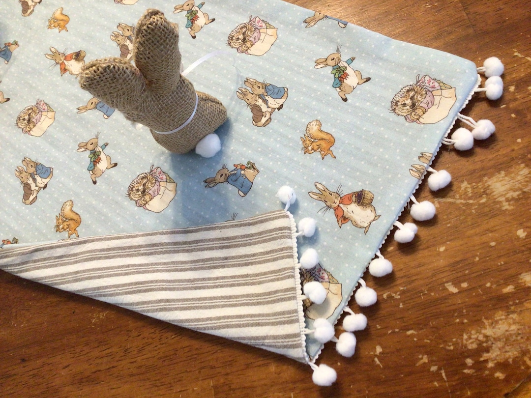 Peter Rabbit Table Runner Easter Table Runner Spring Table ...