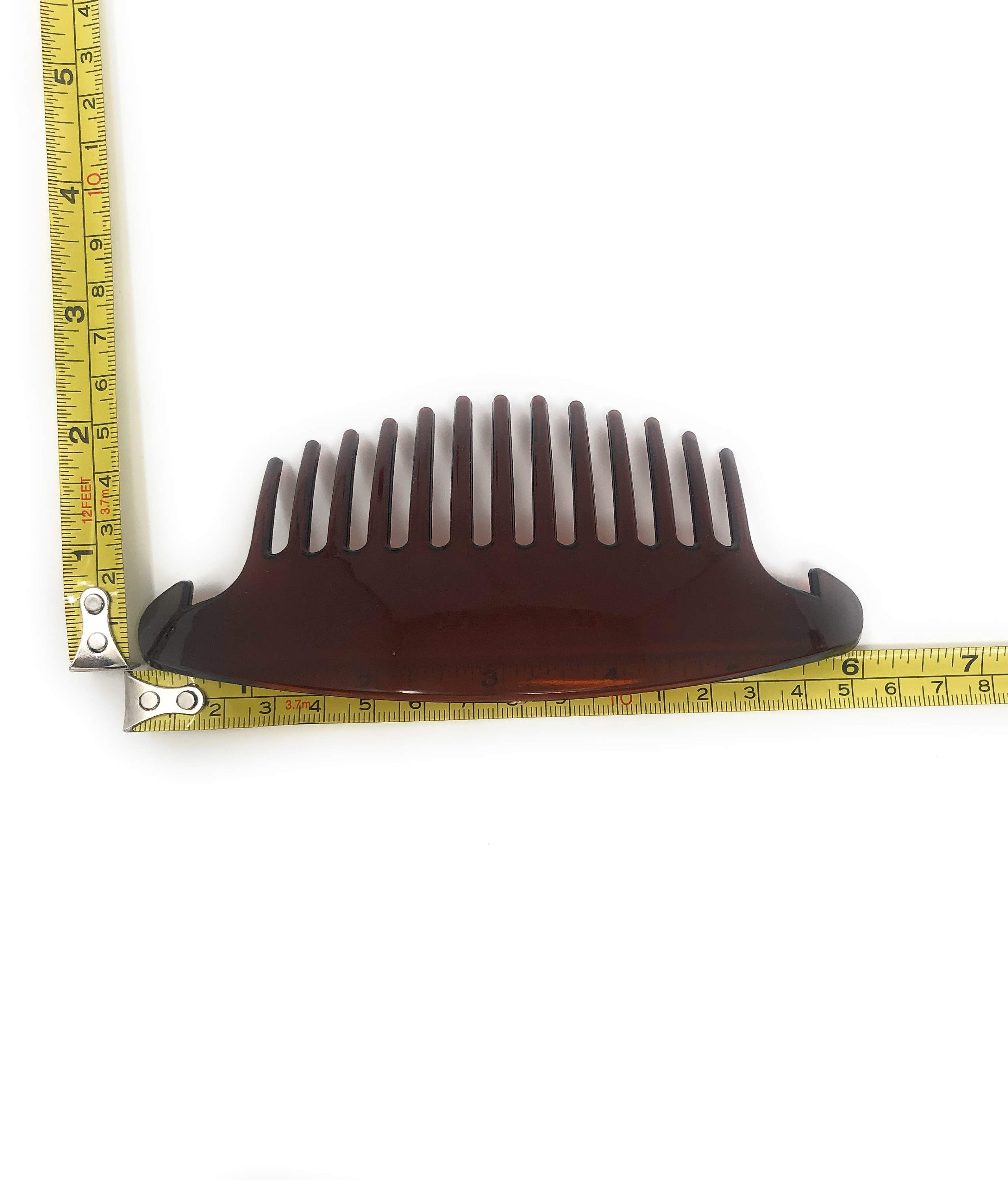 4 Set Interlocking Banana Combs Hair Clip French Side Comb Holder black ...