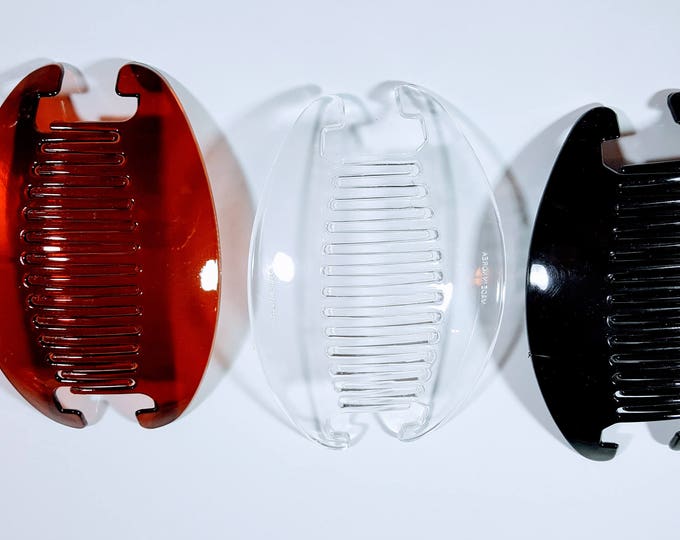 3 Sets Interlocking Banana Combs Hair Clip French Side Comb Holder 1 ...