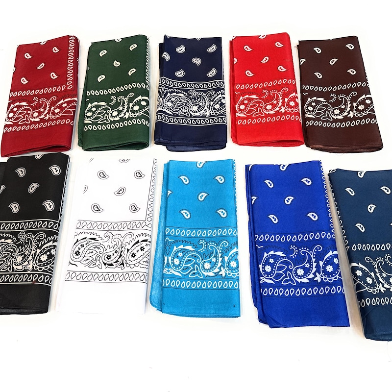 Custom Bandana Paisley - Etsy