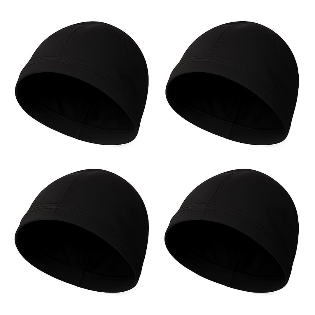 4-pack Black Skull Caps Lightweight Stretch Beanie for Men & Women - Etsy