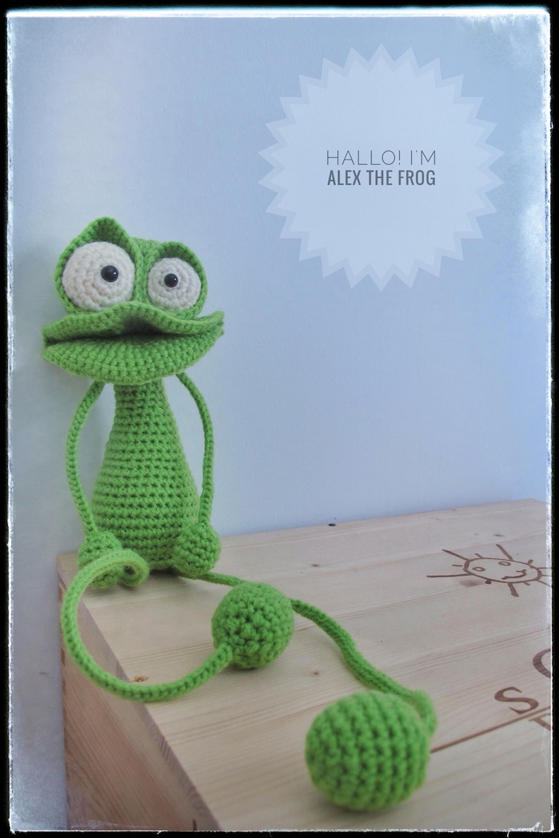 CROCHET PATTERN Alex the Frog - Etsy