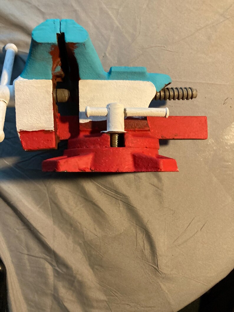 Vintage Vise Made in Japan Painted by Me - Etsy Canada