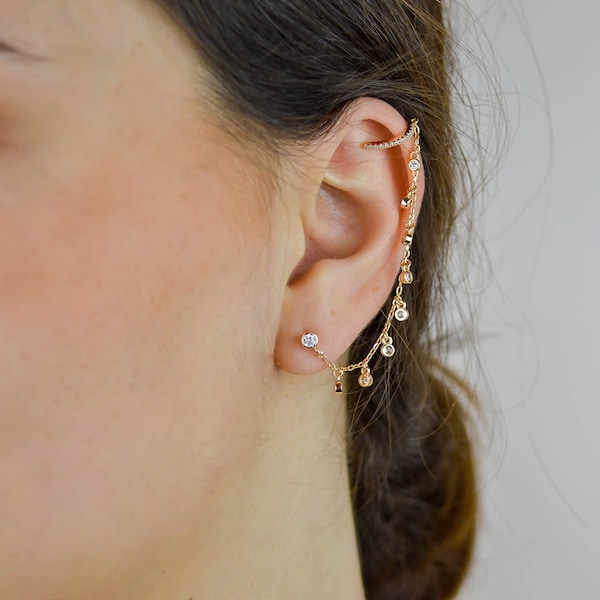 Delicate Ear Cuff - Etsy