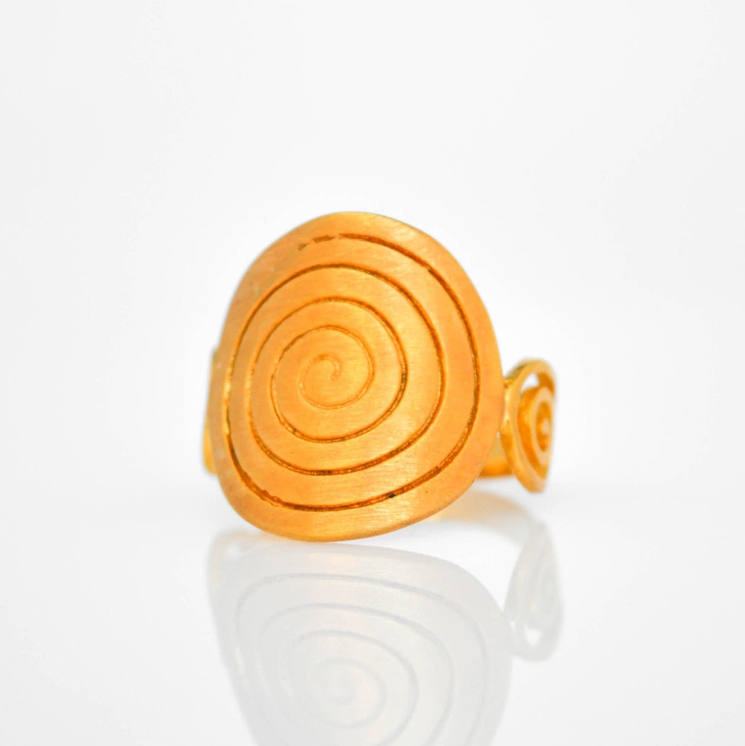 Ancient Greek Jewelry Spiritual Swirl Symbol Ring Spiral - Etsy Australia
