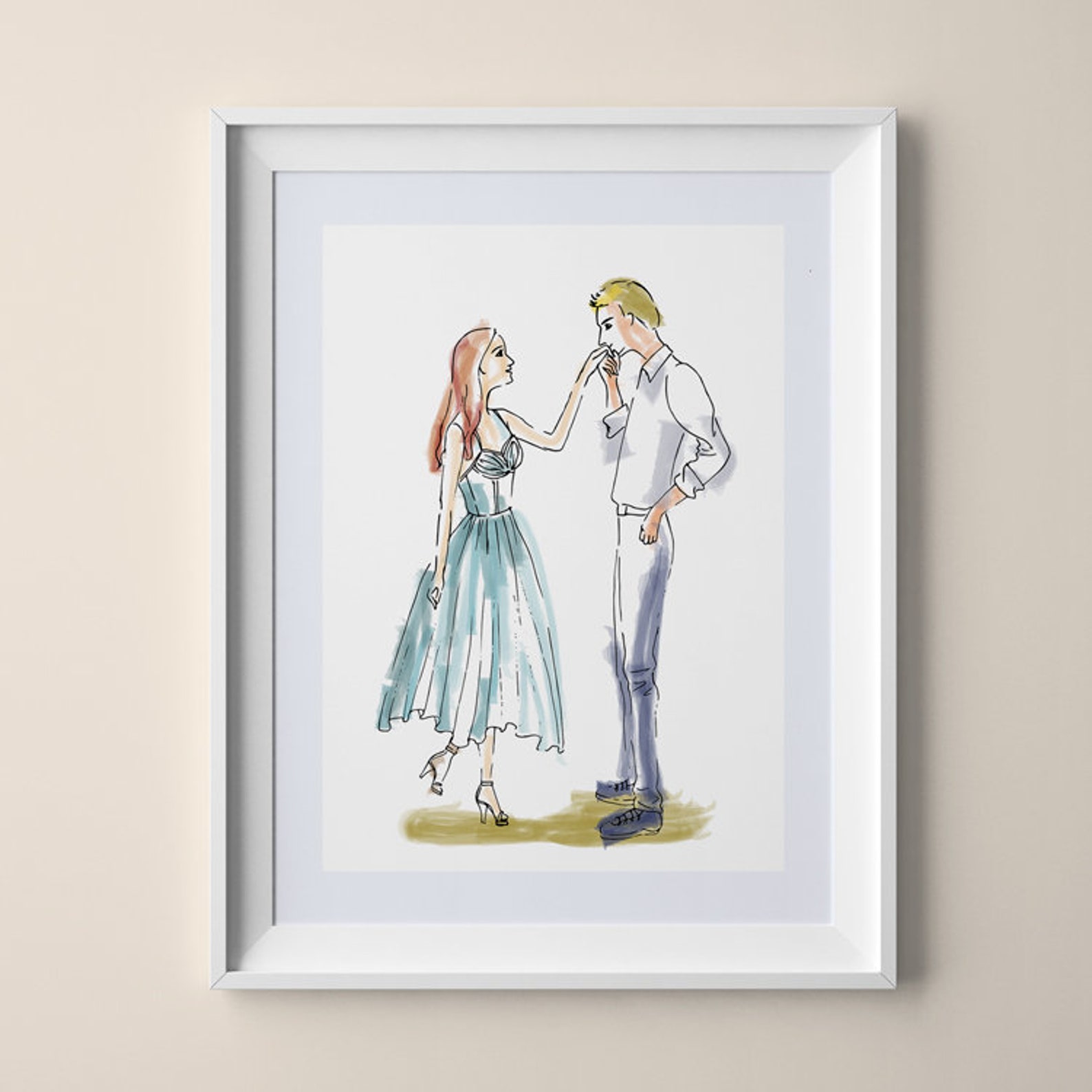 Couple Digital Art, Couple Drawing, Cute Couple Drawings, Love Drawings ...