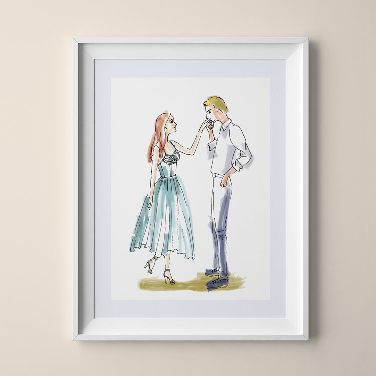 Couple Digital Art, Couple Drawing, Cute Couple Drawings, Love Drawings ...