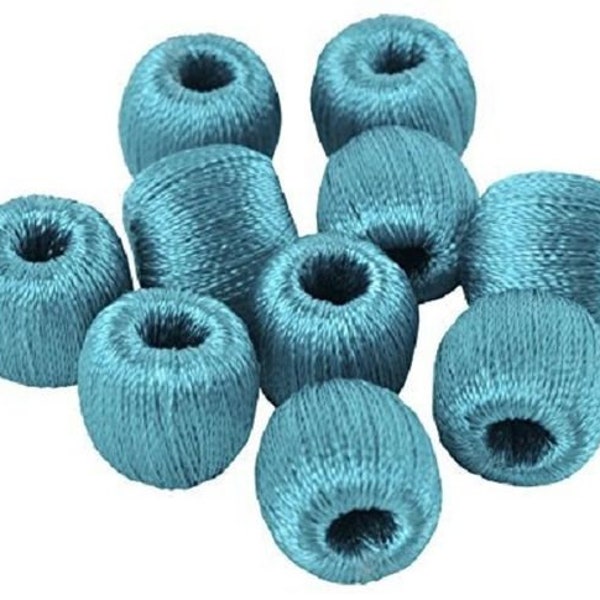 Silk Thread Beads - Etsy