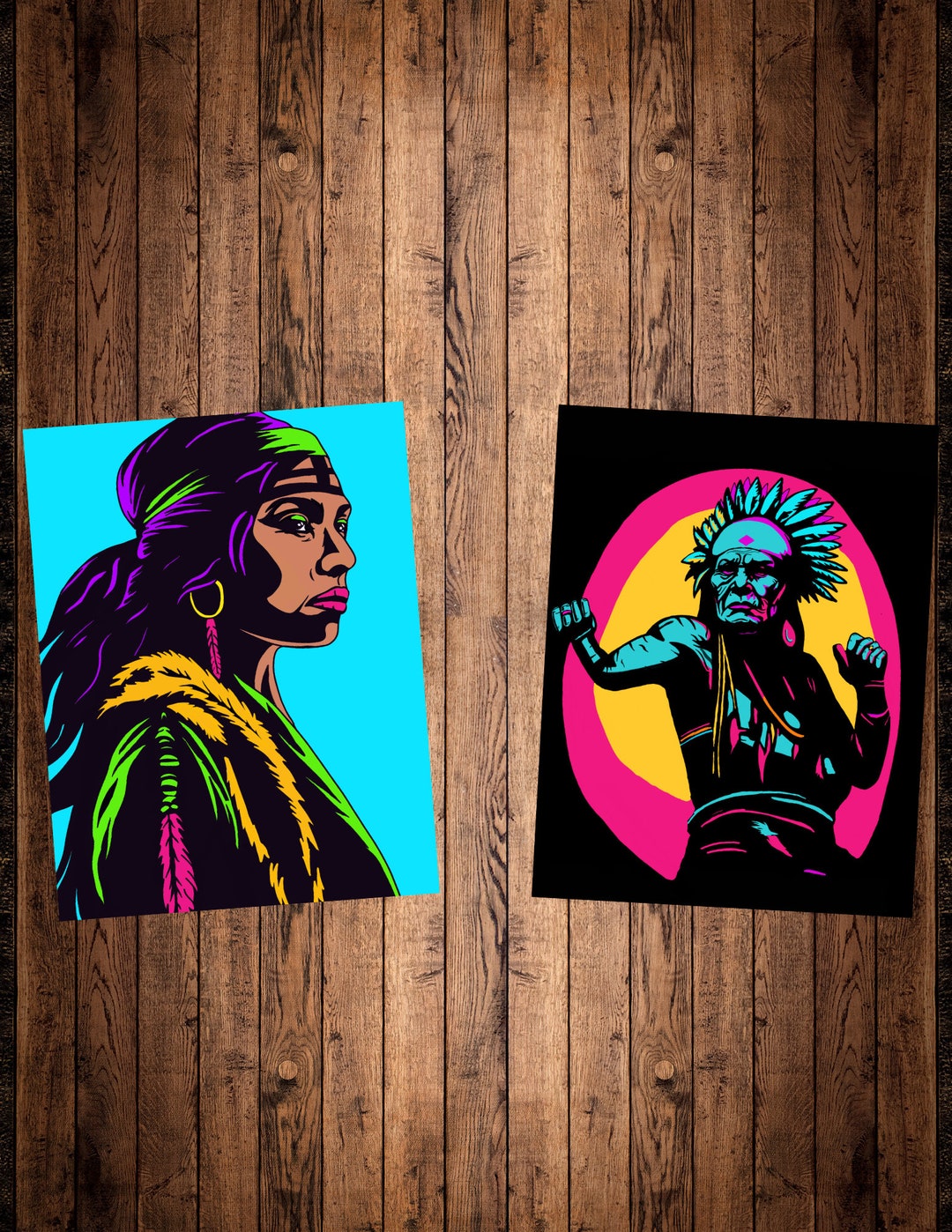 Indigenous Pop Art Wall Decor - Etsy