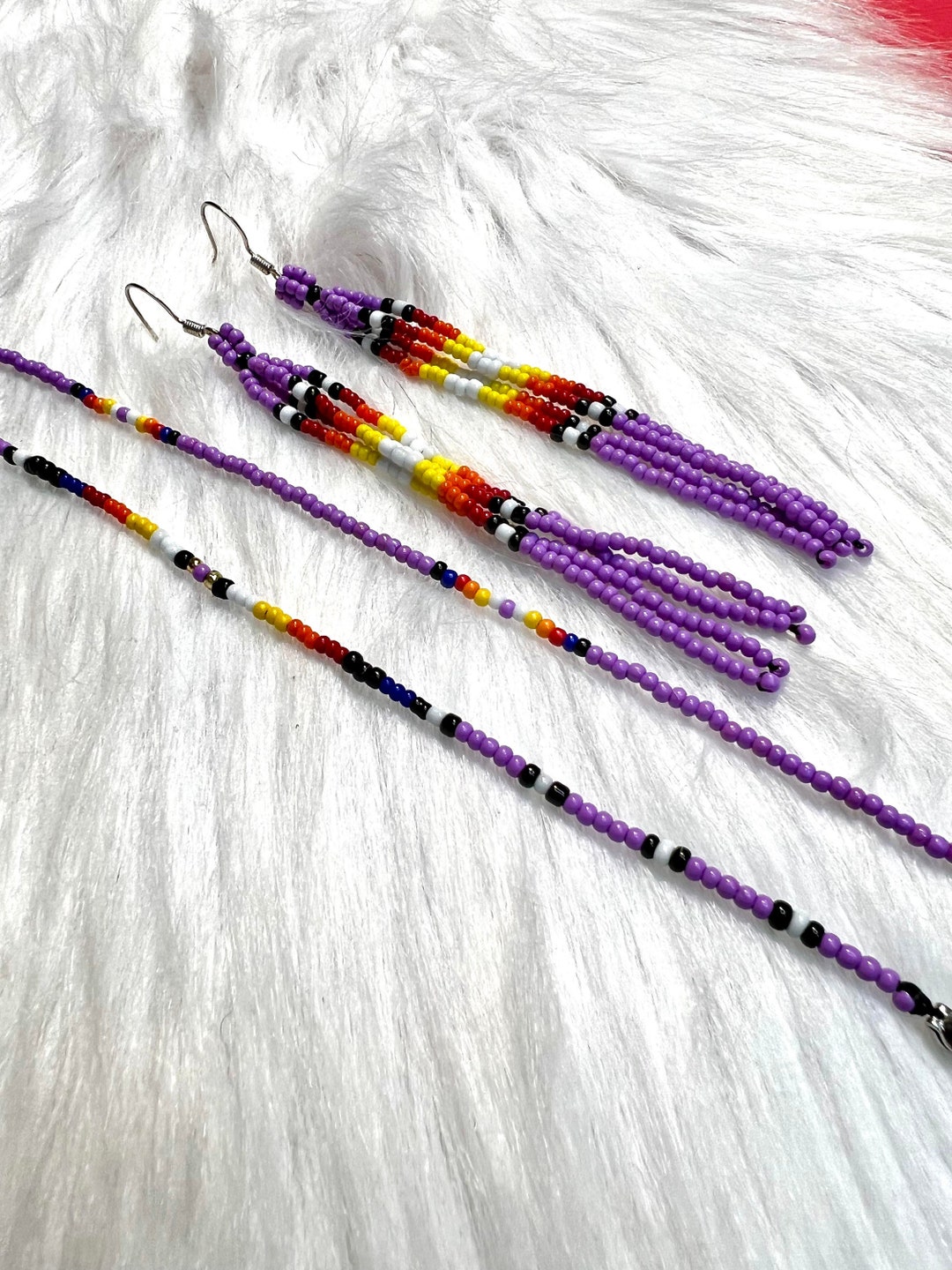 Custom Color Beadwork Set - Etsy