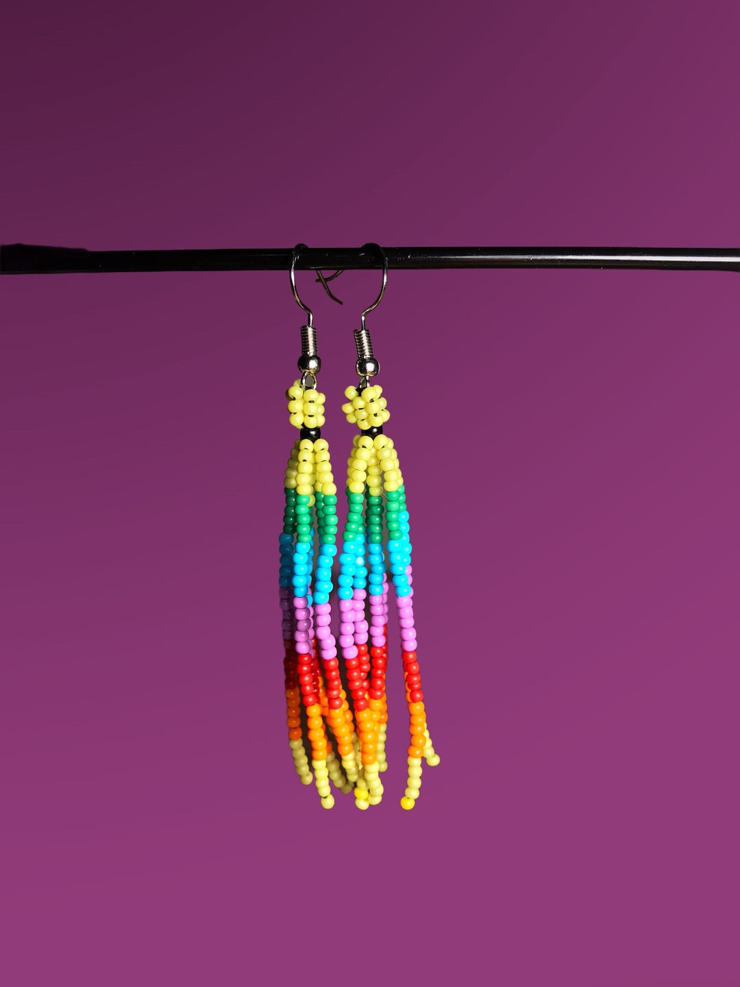 Indigenous Rainbow Earrings - Etsy
