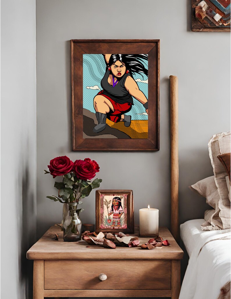 Indigenous Superhero Comic Pop Art - Etsy