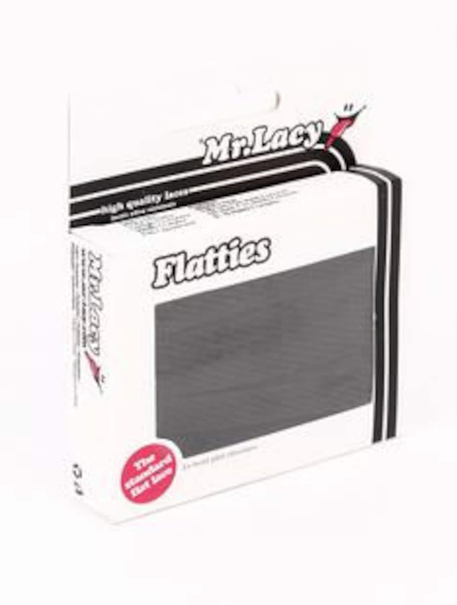 Mr Lacy Flatties Black, Premium Shoelaces 110 or 130 Cm, High-quality ...