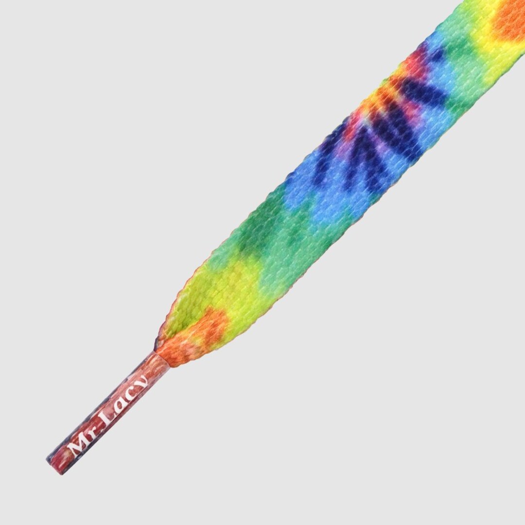 Laces Mr Lacy Printies Flat Printed Shoelaces Tie Dye High Quality - Etsy