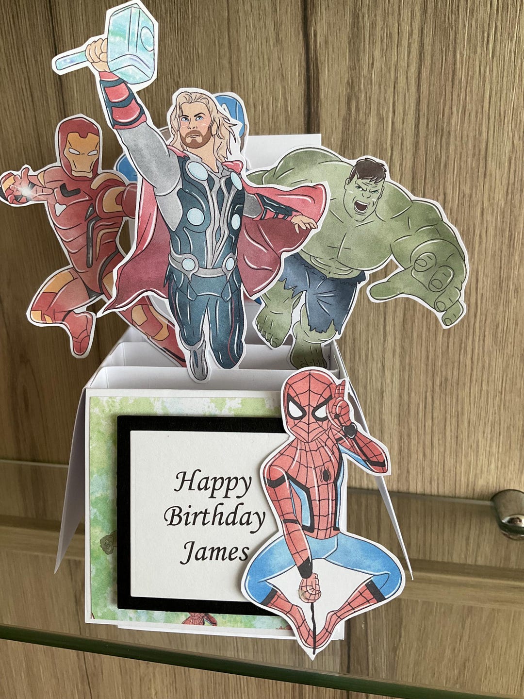 Superhero Pop up Card Birthday - Etsy UK