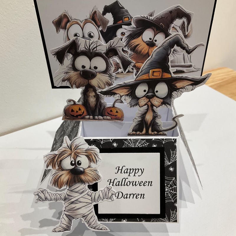 Spooky Pop up Cards - Etsy UK