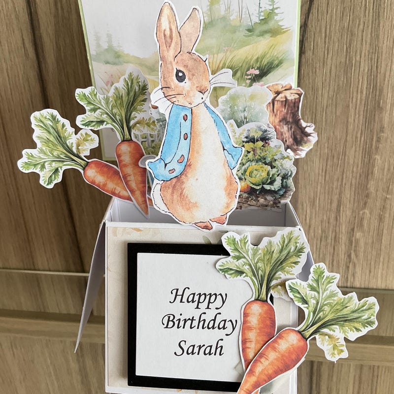 Peter Rabbit Card - Etsy UK