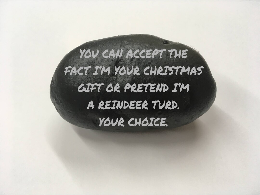 Funny Christmas Gift, Funny Christmas Card, Lump of Coal, Coal Gag Gift ...