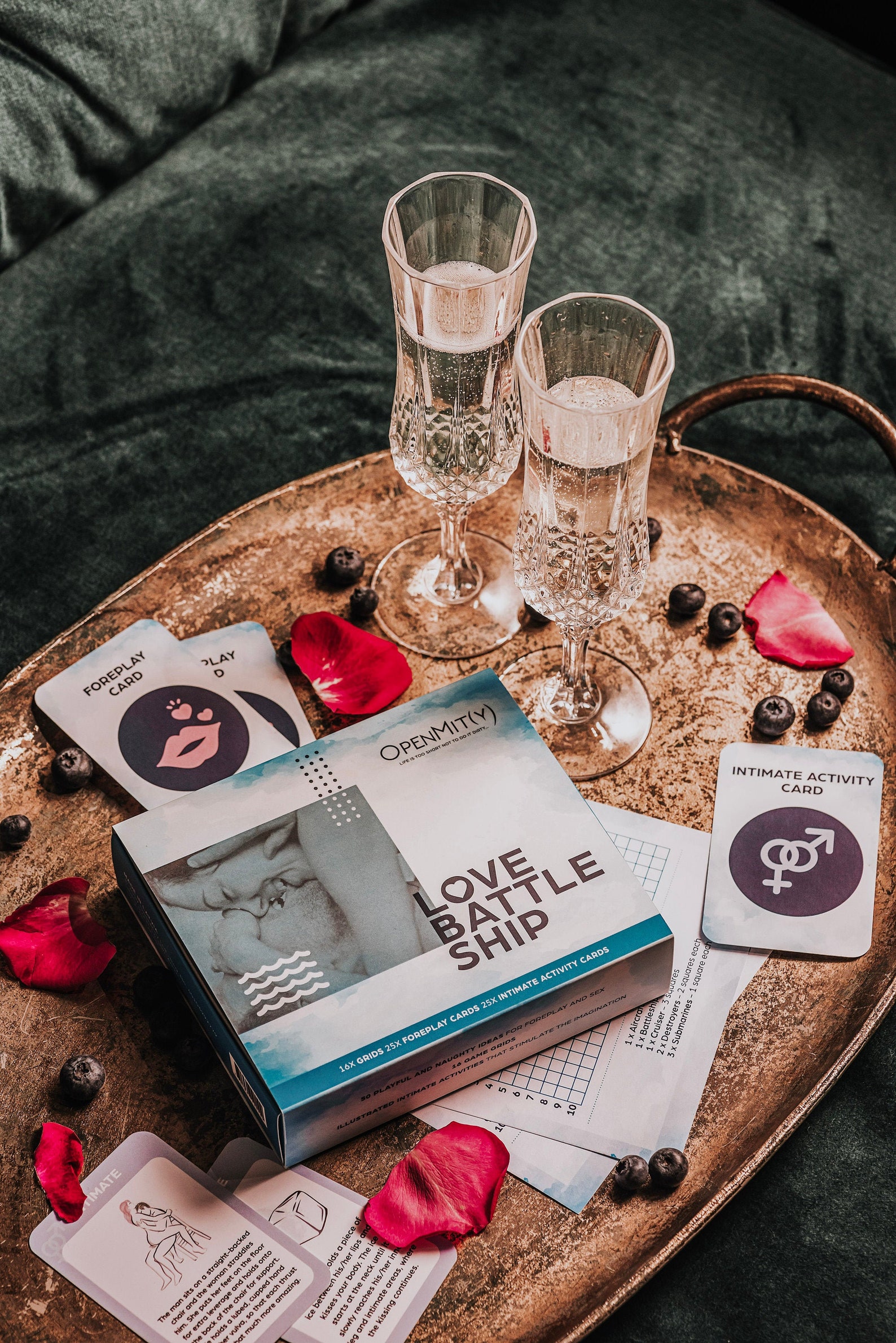 Romantic Gift Love Battleship Game for Couples. Sexy Valentines Day ...