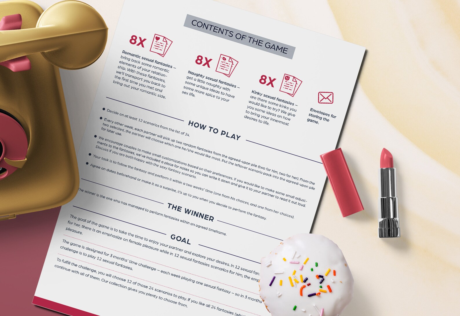 Sexual Fantasies Game Printable Game for Couples - Etsy UK
