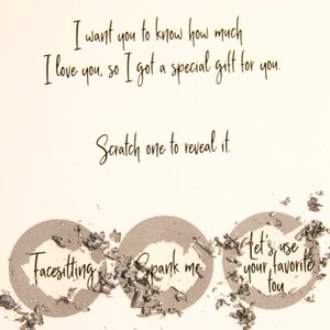 Funny Anniversary Scratch off Card for Her. Scratch off Gift Inside the ...